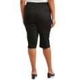 Just My Size Women's Plus Size Pull On 2 Pocket Stretch Capri - Walmart.com