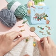 2Set Summer Theme Pendant Stitch Markers Locking Stitch Marker with ...