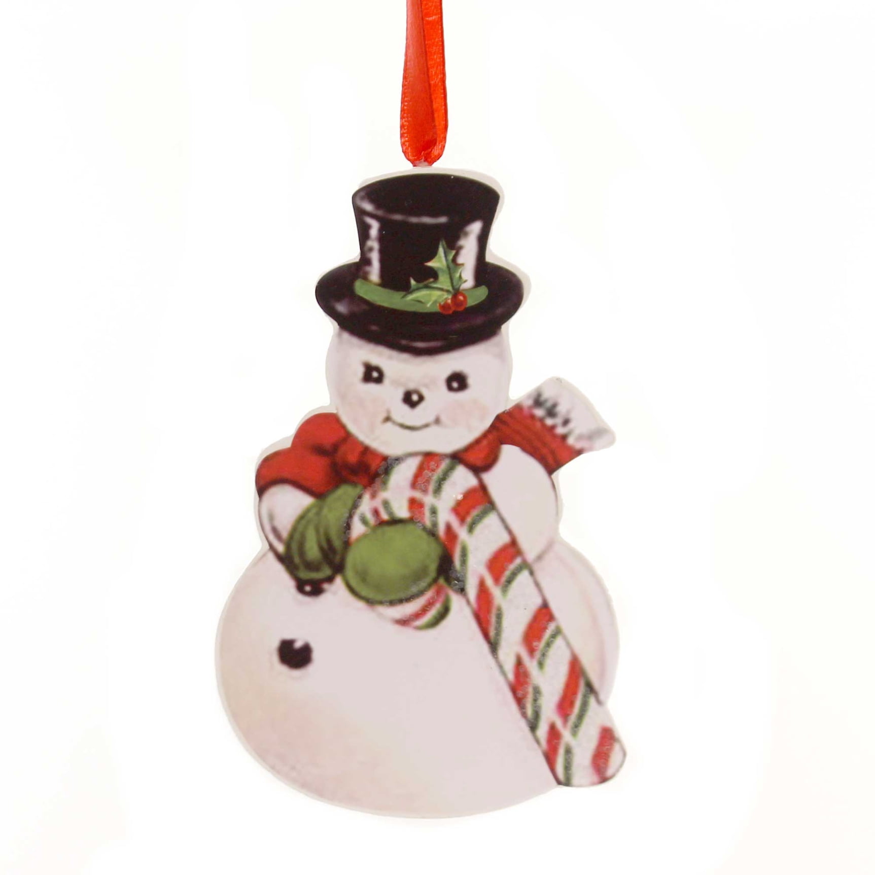 Holiday Ornaments RETRO CHRISTMAS DUMMY BOARD Reindeer Santa Rl6847 ...