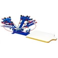 Techtongda 4 Color 1 Station Screen Printing Kit Adjustable Minitrim ...