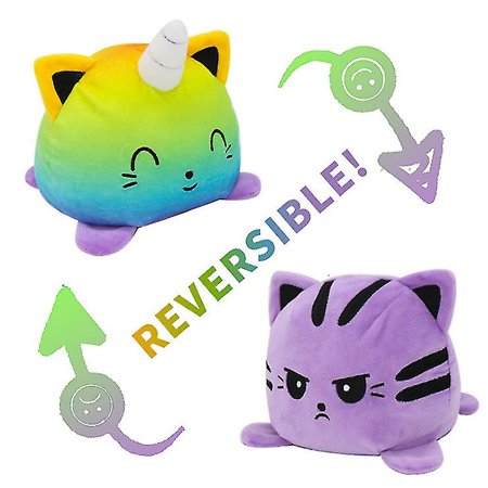 Plush Unicorn Stuffed Animal Dolls,reversible Unicorns Plush Toys ...