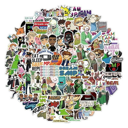 10/30/50/100pcs Dream Smp Anime Stickers Decal Diy Waterproof Luggage ...