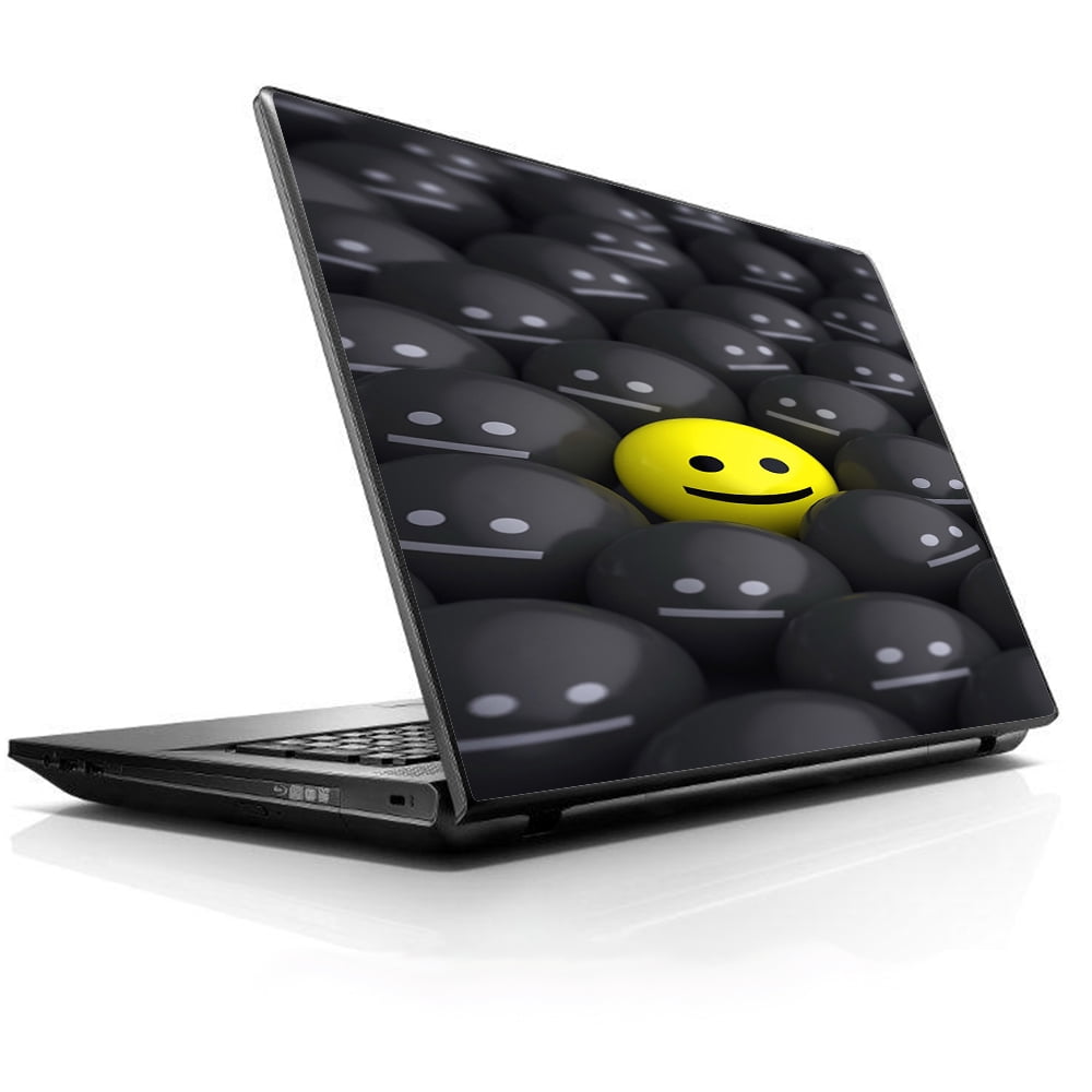 Laptop Notebook Universal Skin Decal Fits 13.3" To 16" / 1 Yellow Happy ...