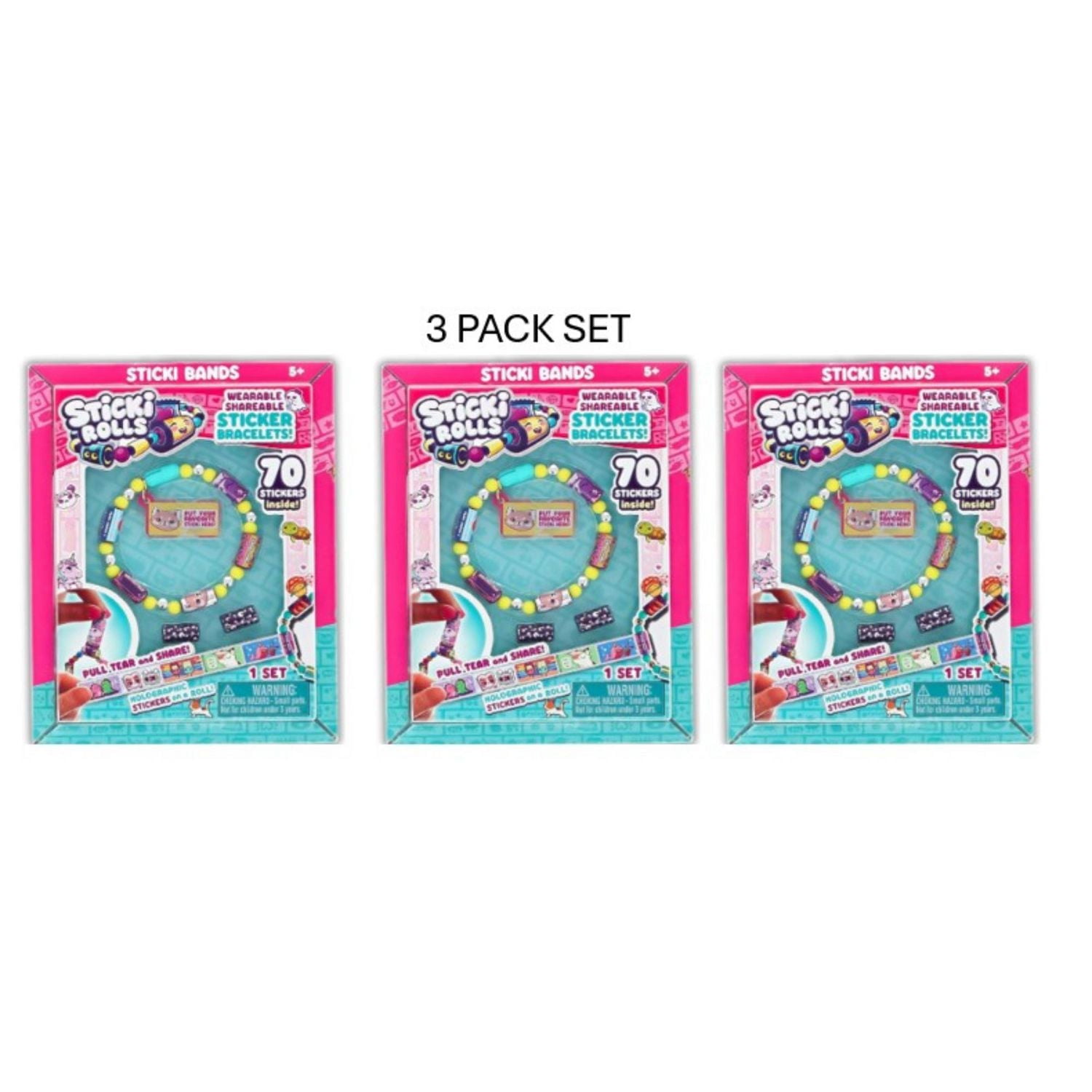 Sticki Rolls - Wearable Shareable Sticker Jewelry - Sticki Band ...
