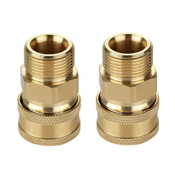 Pressure Washer Connector Brass Fittings Water Guns & Hose Convert Tool ...