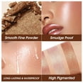 Wangjiaoid Highlighter Contouring 5 Color Natural Highlighter Disc 5