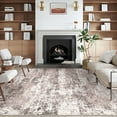 BERTHMEER 6'x9' Pink Abstract Area Rugs for Living Room Bedroom Dining ...