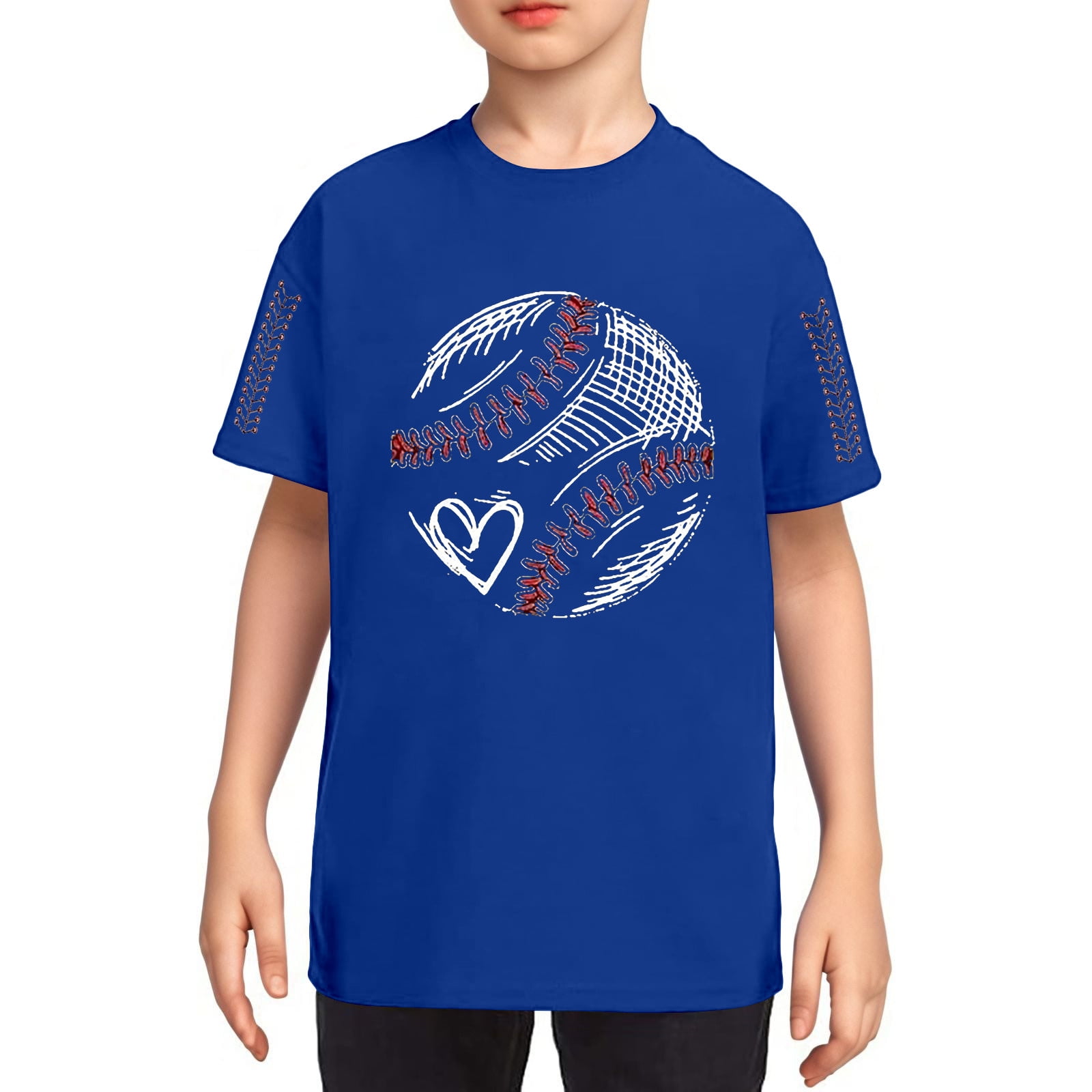 Click here for Hhsfeifuuu Kids Boys Baseball Graphic Tee Summer S... prices