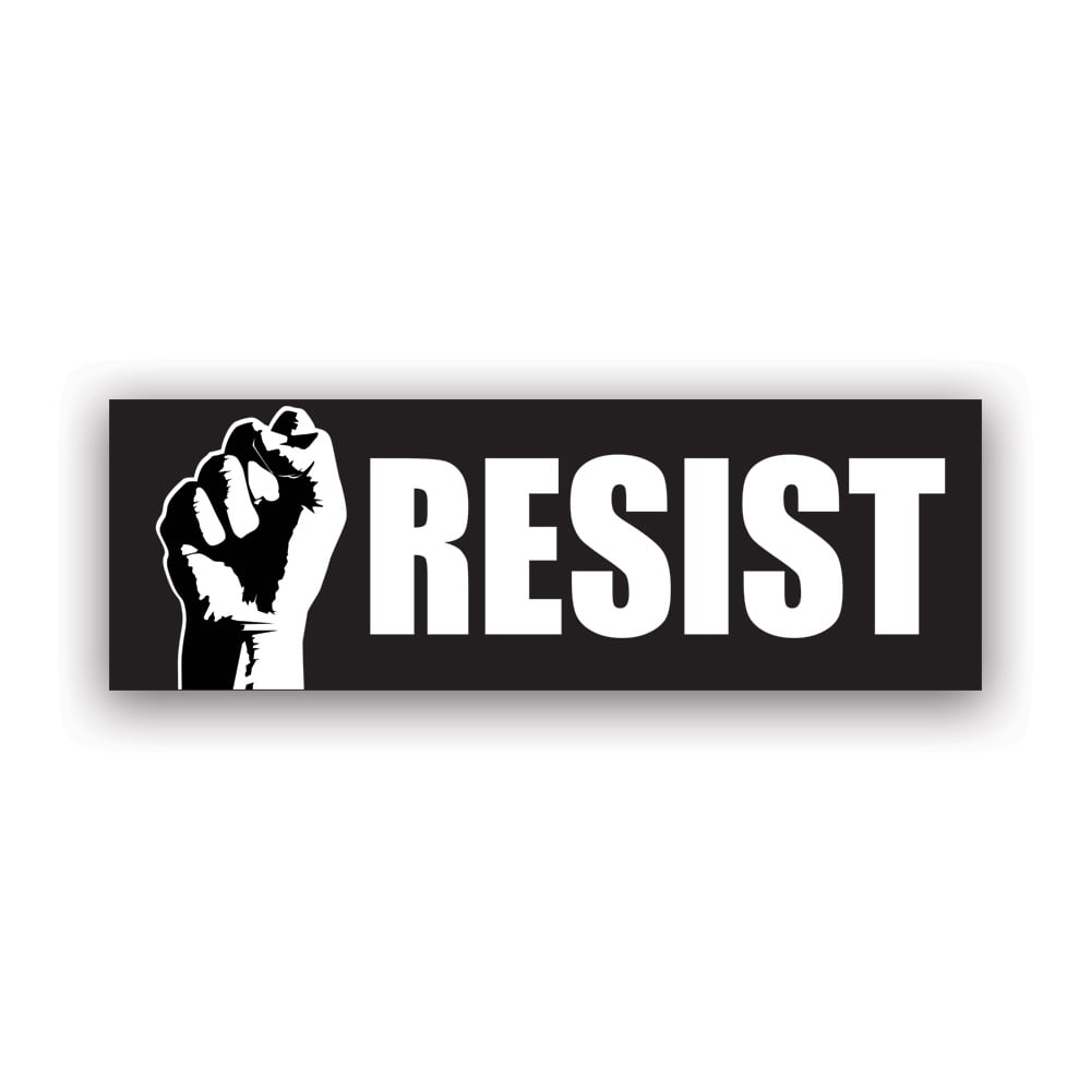 Resist Sticker Decal - Self Adhesive Vinyl - Weatherproof - Made in USA ...
