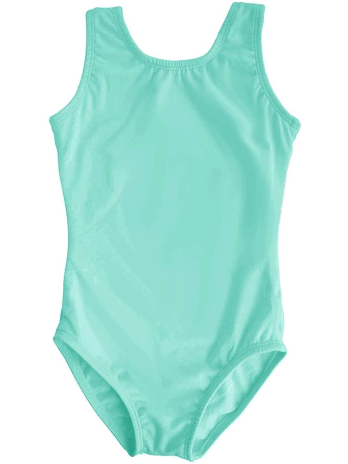 Dancina Girls' Ballet Leotard Tank Top Cotton with Front Lining ...