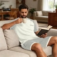 BRANROY Mens Pajamas Set Soft Summer - Pajamas for Men Lightweight ...