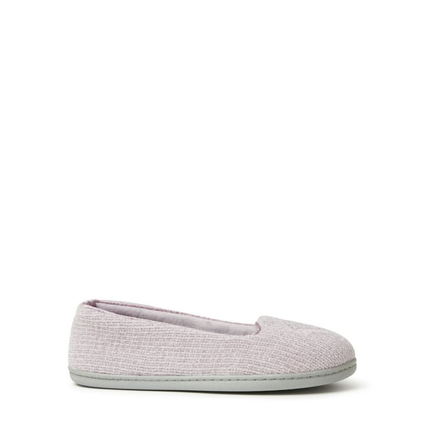 Dearfoams Women's Chenille Closed Back Slippers - Walmart.com