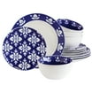Free Shipping! Oneida Entertain 365 12-Piece Aura Blue & White ...