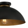 Possini Euro Design Janie Industrial Semi Flush Mount Fixture 15 1/2 ...
