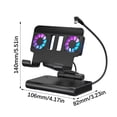 6 In 1 Gaming Docking Station With Double Fan Cooling Stand Multiple ...