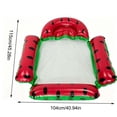 Inflatable Pool Floating Bed Chair, Ergonomic PVC Water Float Mattress ...