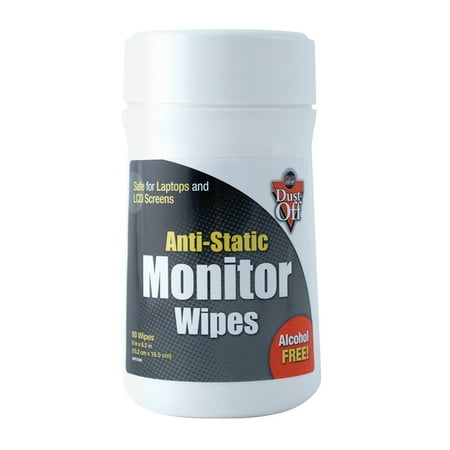 Anti-Static Monitor Wipes, 80 Ct. Canister, Set Of 3 Canisters ...
