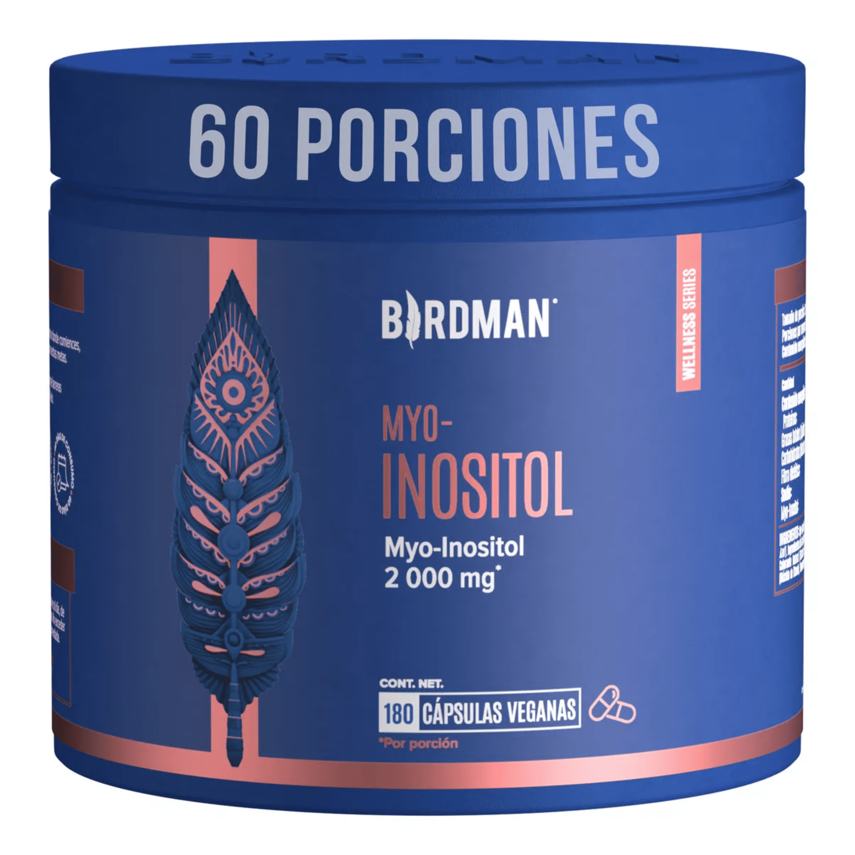 Birdman Myo - Inositol 2000 mg | Sin Aditivos | 60 Porciones | 180 ...
