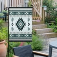 Aztec Garden Flag 28x40 Inch Southwest Wind Bohemian Water Duck Green ...