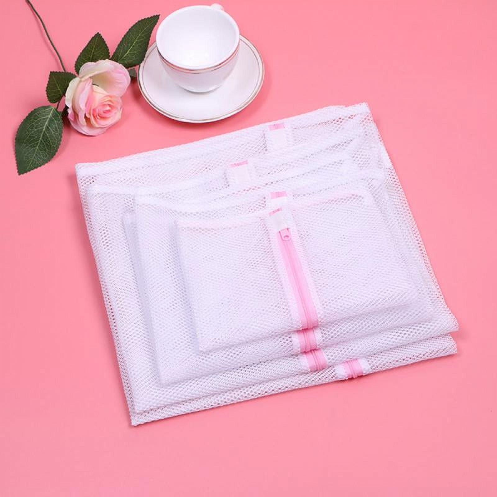 3 Size Zippered Mesh Laundry Wash Bags Reusable Protection Net Foldable ...