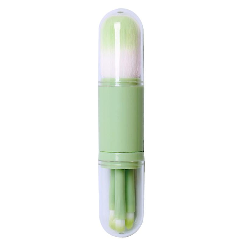 Juego de brochas de maquillaje pequeñas, 4 en 1, portátil, de viaje ...