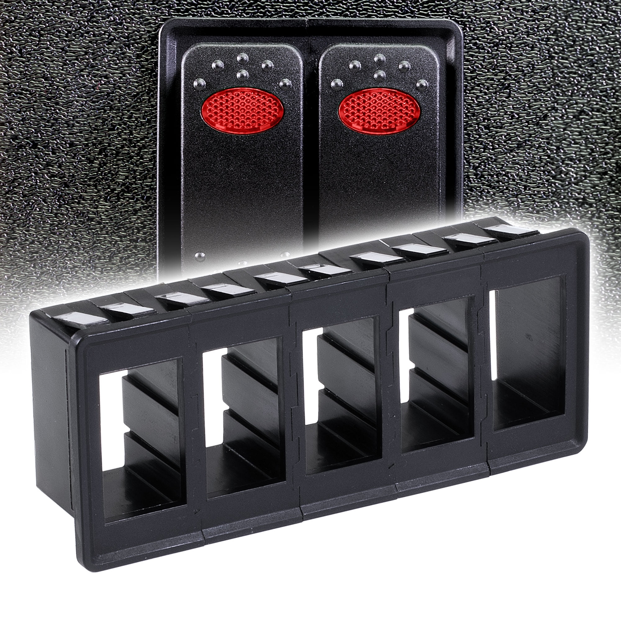 5-Slot Rocker Switch Panel [Industry Standard Fit] [Heavy Duty ...