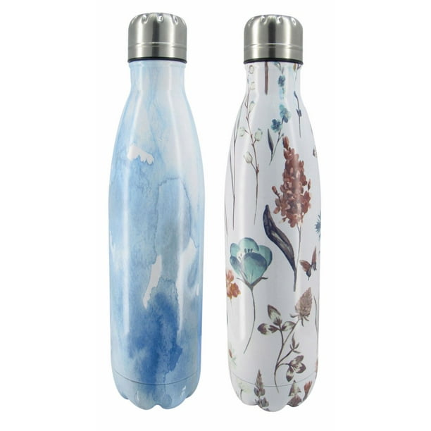 Mainstays Pack of 2 Double Wall Water Bottle - Walmart.ca