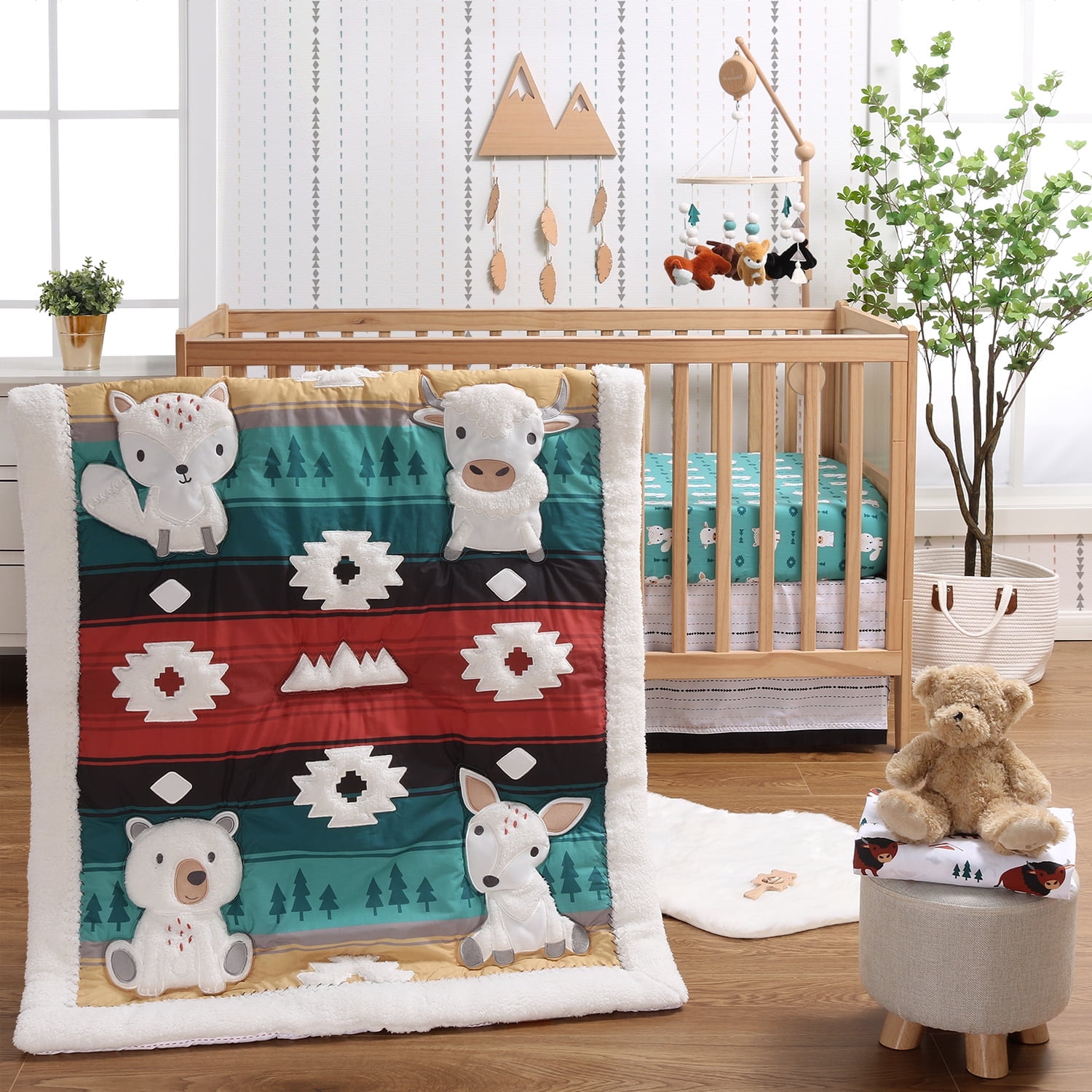 Click here for The Peanutshell Organic Cotton Crib Bedding Set Fo... prices