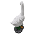 Large 19″ Cement porch Goose Statue, American Dress up goose statue ...