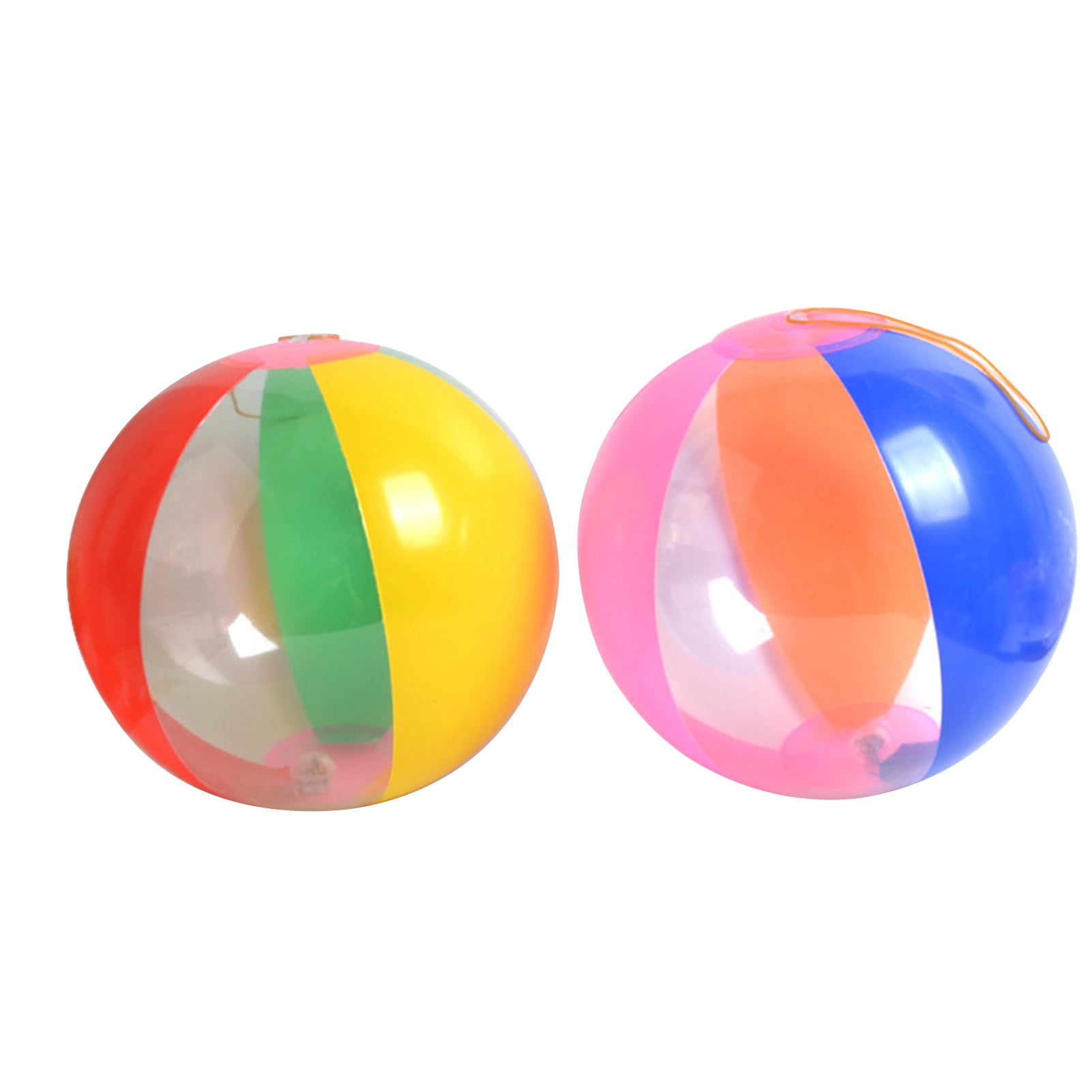 Beach Ball Toy Glowing Portable Hidden Nozzle Built-in Battery 6-piece ...