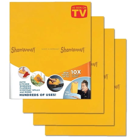 The Original Shamwow - Super Absorbent Multi-Purpose Cleaning Shammy ...