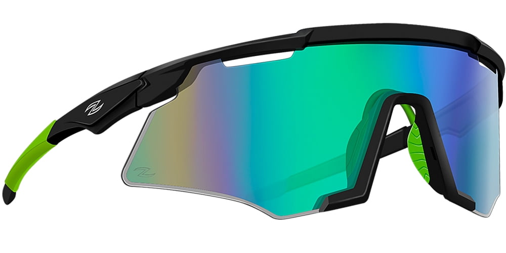 Zol Kom Sunglasses (Green/Green) - Walmart.com
