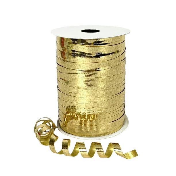 Metallic Gold Curling Ribbon, 100 Yards by Gwen Studios - Walmart.com