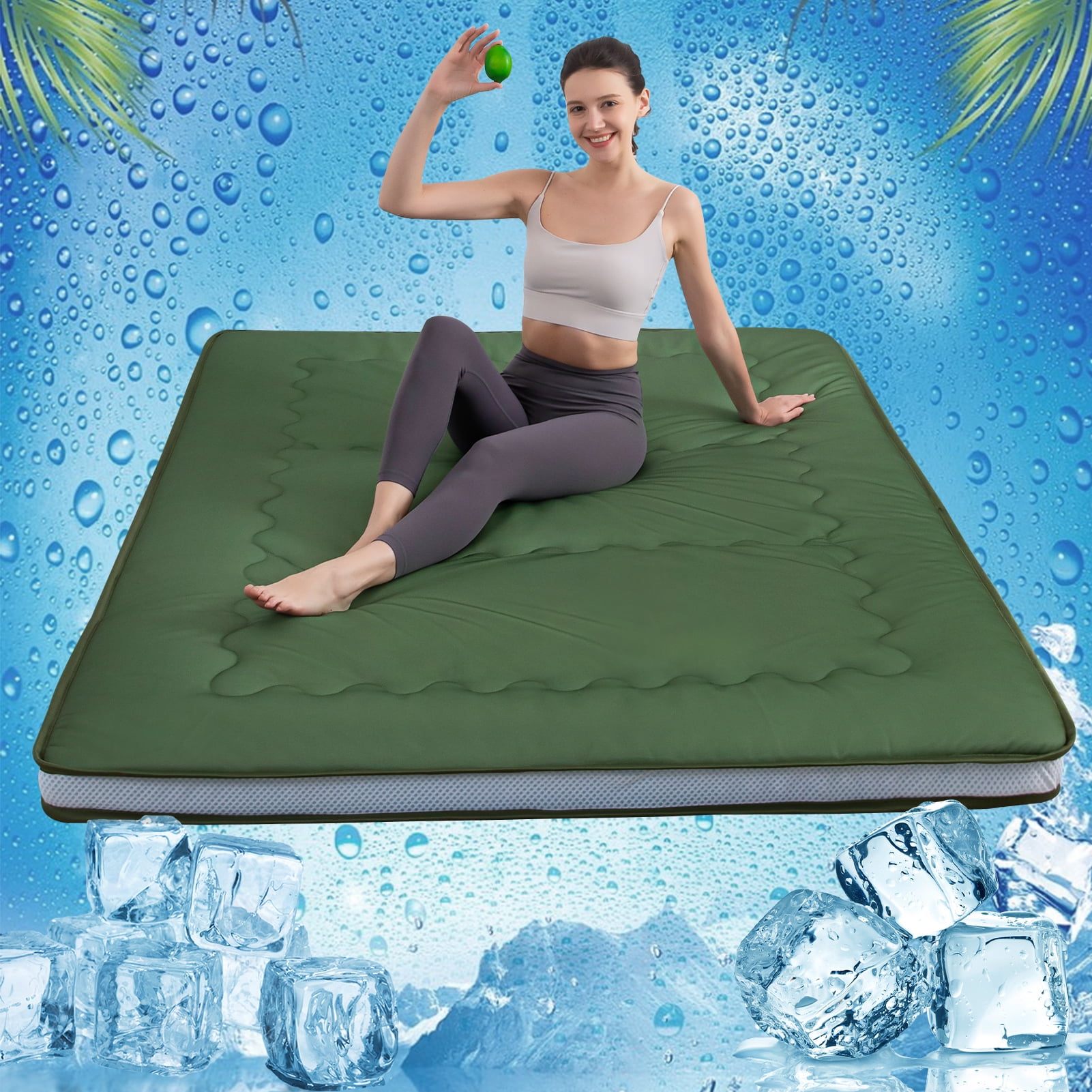 BYBYME Cooling Floor Mattress Japanese Futon Mattress for Hot Sleepers ...