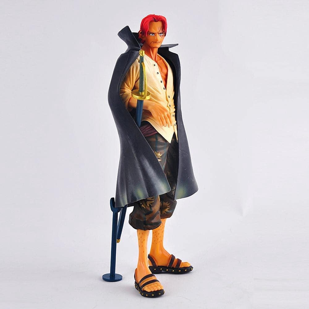 One Piece Standing Posture Shanks Red Hair Anime Figurine Character ...