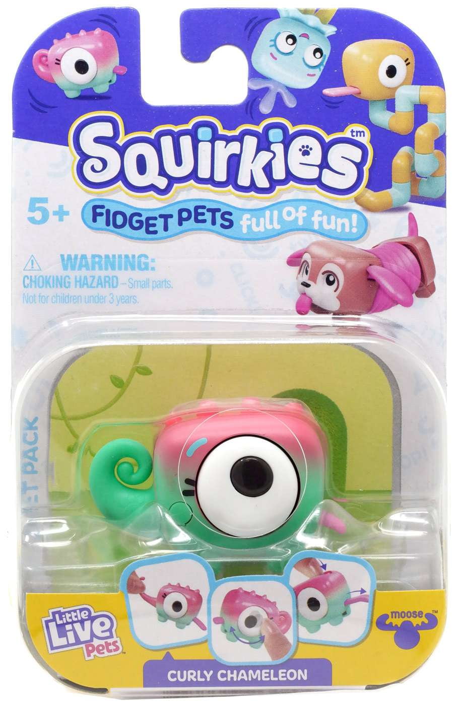 Little Live Pets Squirkies Curly Chameleon Figure - Walmart.com