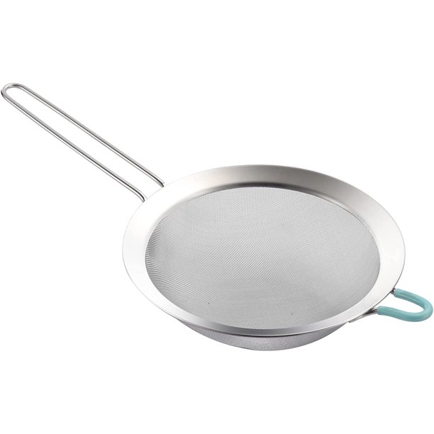Aliglow 304 Stainless Steel 7.87 inch Fine Mesh Strainers for Kitchen ...