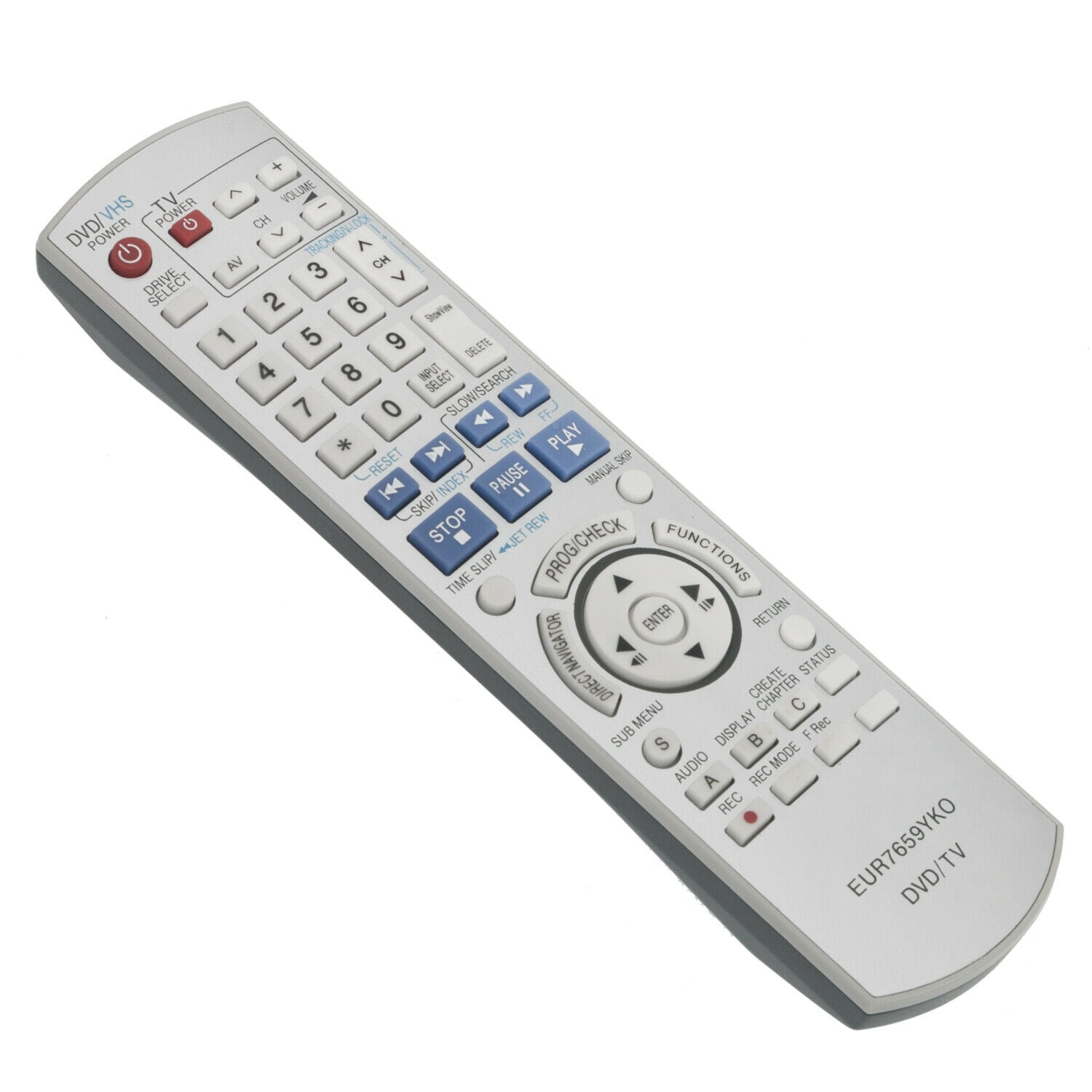 New EUR7659YKO Remote for Panasonic DVD VCR DMR-ES15 DMR-ES30V DMR-ES10 ...