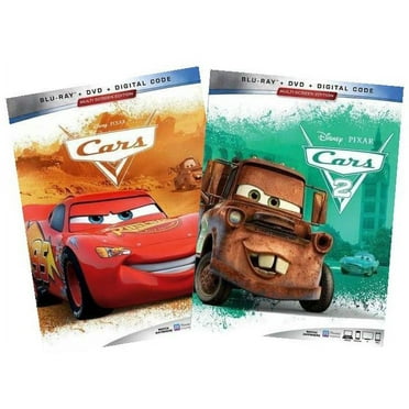 Disney Pixar's Cars: 3-Movie Blu-Ray Collection + DVD + Digital Code ...