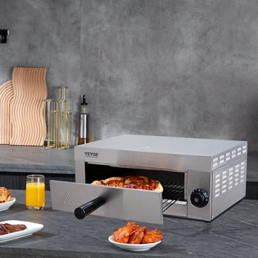 Pizzazz Rotating Homemade Countertop Pizza Oven - Black - Walmart.com