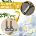 CERPXFF-Metal Bottle Opener Kits 8 Pack Blank Stainless Steel Bottle ...