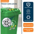 4 Pcs Trash Can Lid Lock for Animal, Bear Proof Trash Can Locks ...