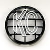 KC HiLiTES 6in. Round Soft Cover (Pair) - Black w/Yellow KC Logo ...