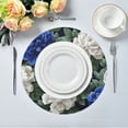 Round Dinner Plate Mat Round Placemat 15.4x15.4inx1 Placemat Table Mat ...