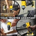 20V Brushless Cordless Hammer Drill, 3/8" Chuck, Compact Variable Speed ...