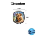 Airedale Terrier Dog Expressionism Art Travel Makeup Handbag Purse ...