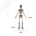 Haunted Hill Farm 8 ft Tall Motion-Activated Towering Skeleton, Premium ...