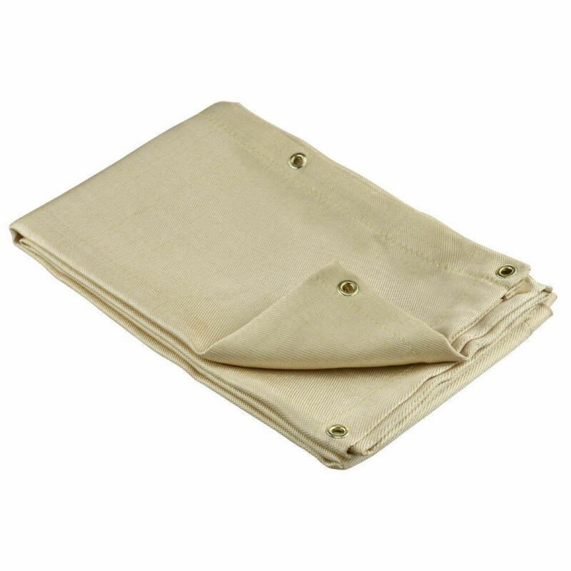 4' x 6' Welding Blanket Fire Flame Retardant Fiberglass Safety Shield ...