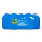 Sam's Choice Purified Drinking Water, 10 Fl oz, 15 Count Bottles ...