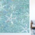 Vintage Mint Green Starfish Window Privacy Film Rainbow Static Cling ...